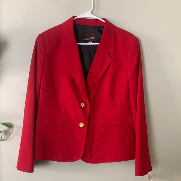 Mary Kay | Jackets & Coats | Mary Kay Red Blazer | Poshmark